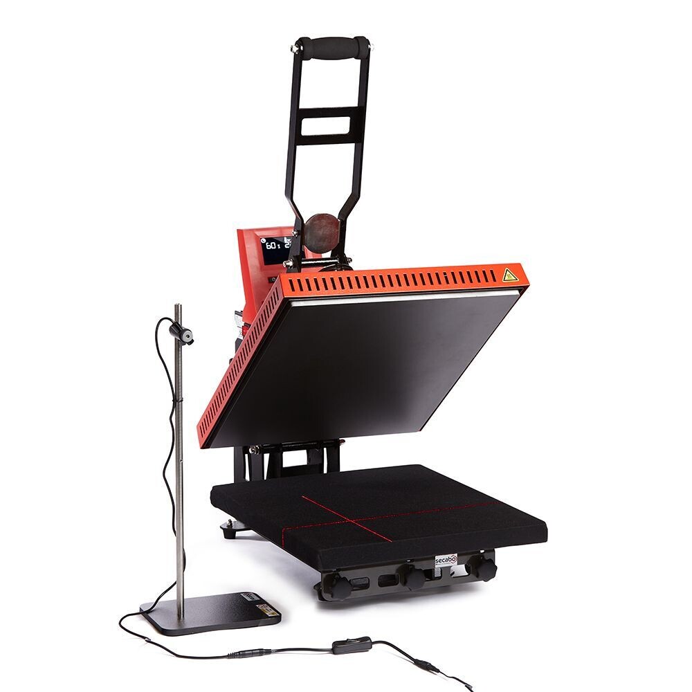 Secabo modular cross laser table version with 500mm rod for Heat Presses